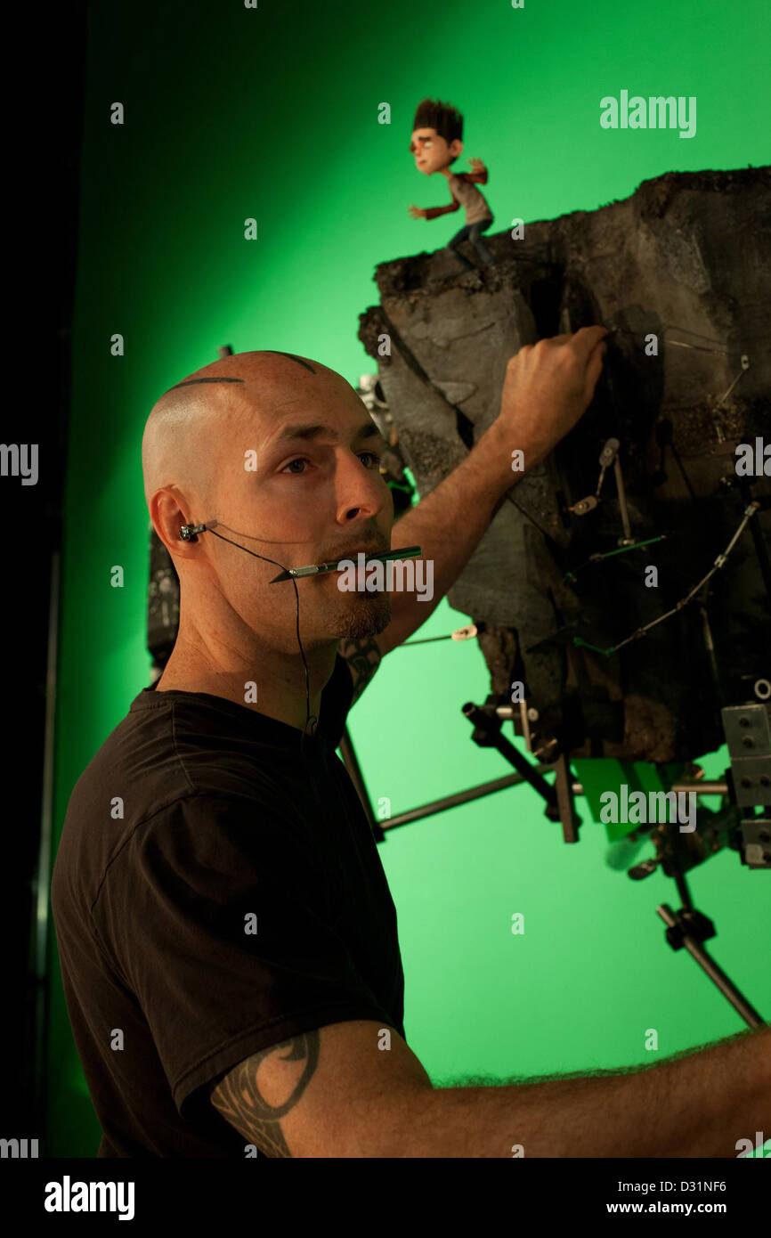 Sam fell animator justin rausch shooting picture hi-res stock ...