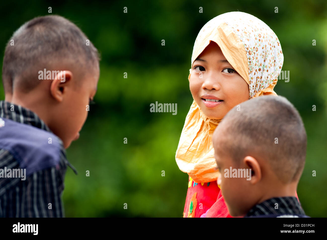 Muslim children at play Stock Photo - Alamy
