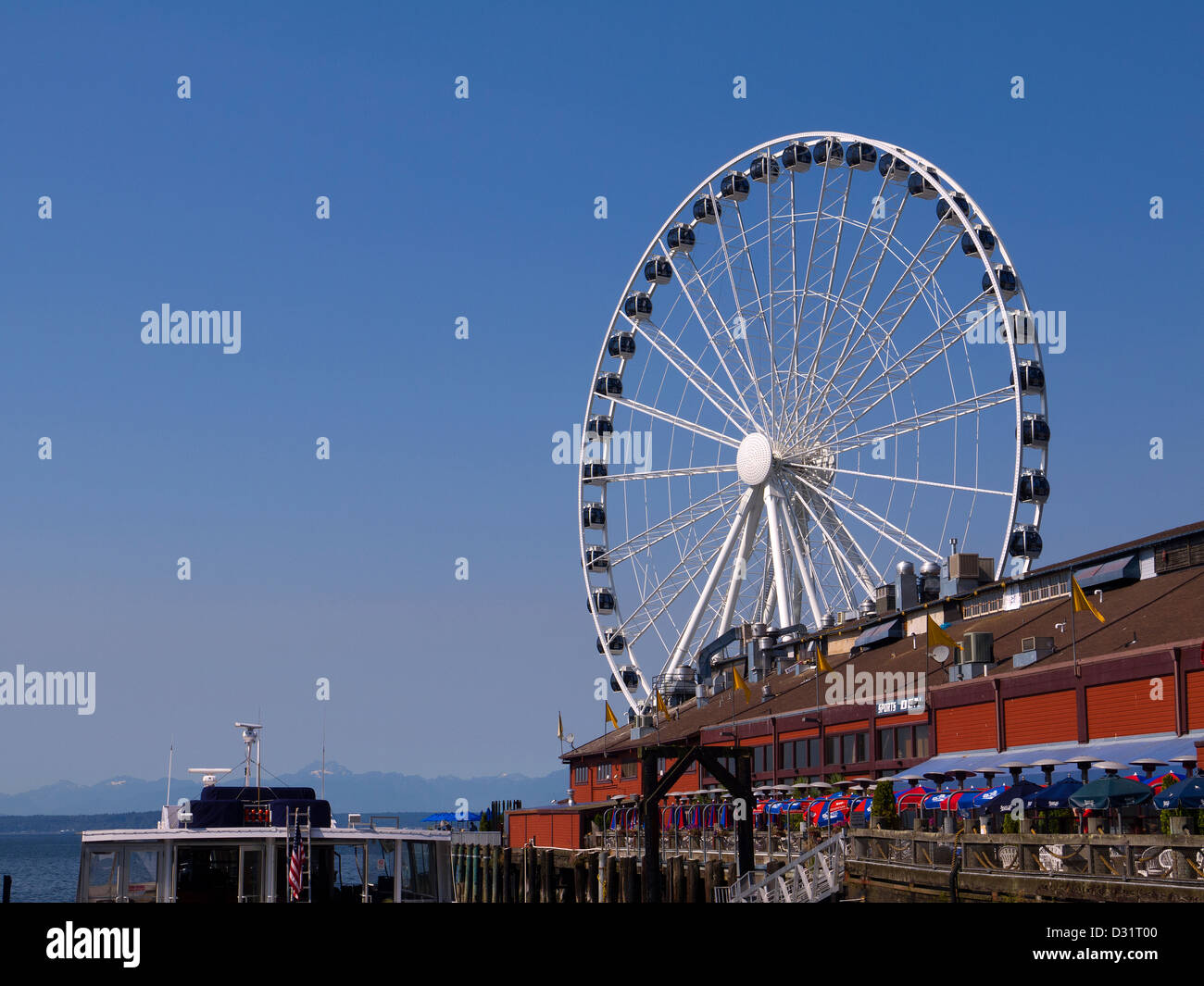 Sights on the waterfront in Seattle Washington State USA Stock Photo ...