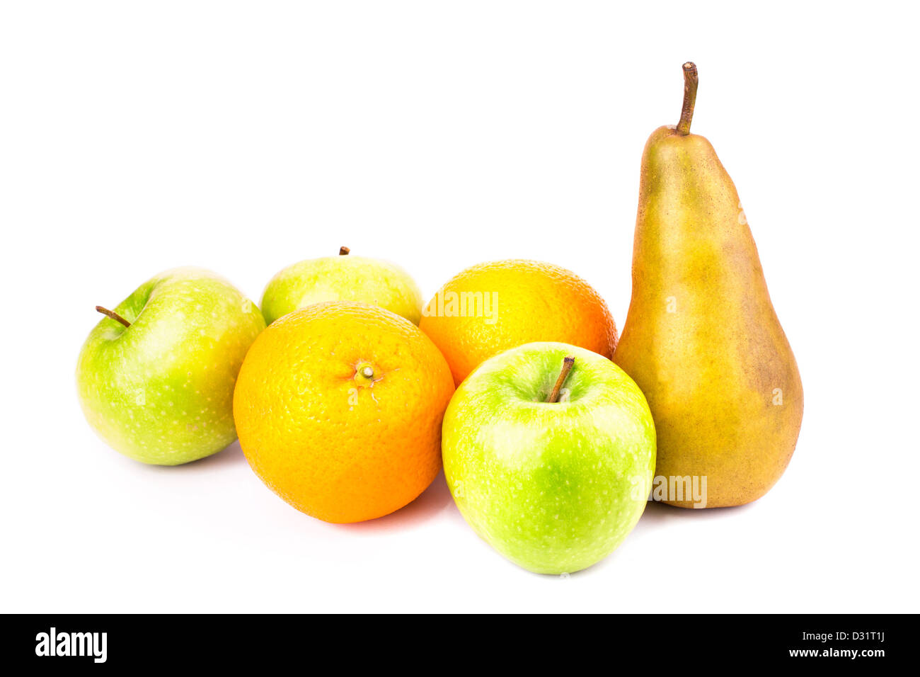 Set of fresh fruits isolated on white. Healthy eating, diet concept ...