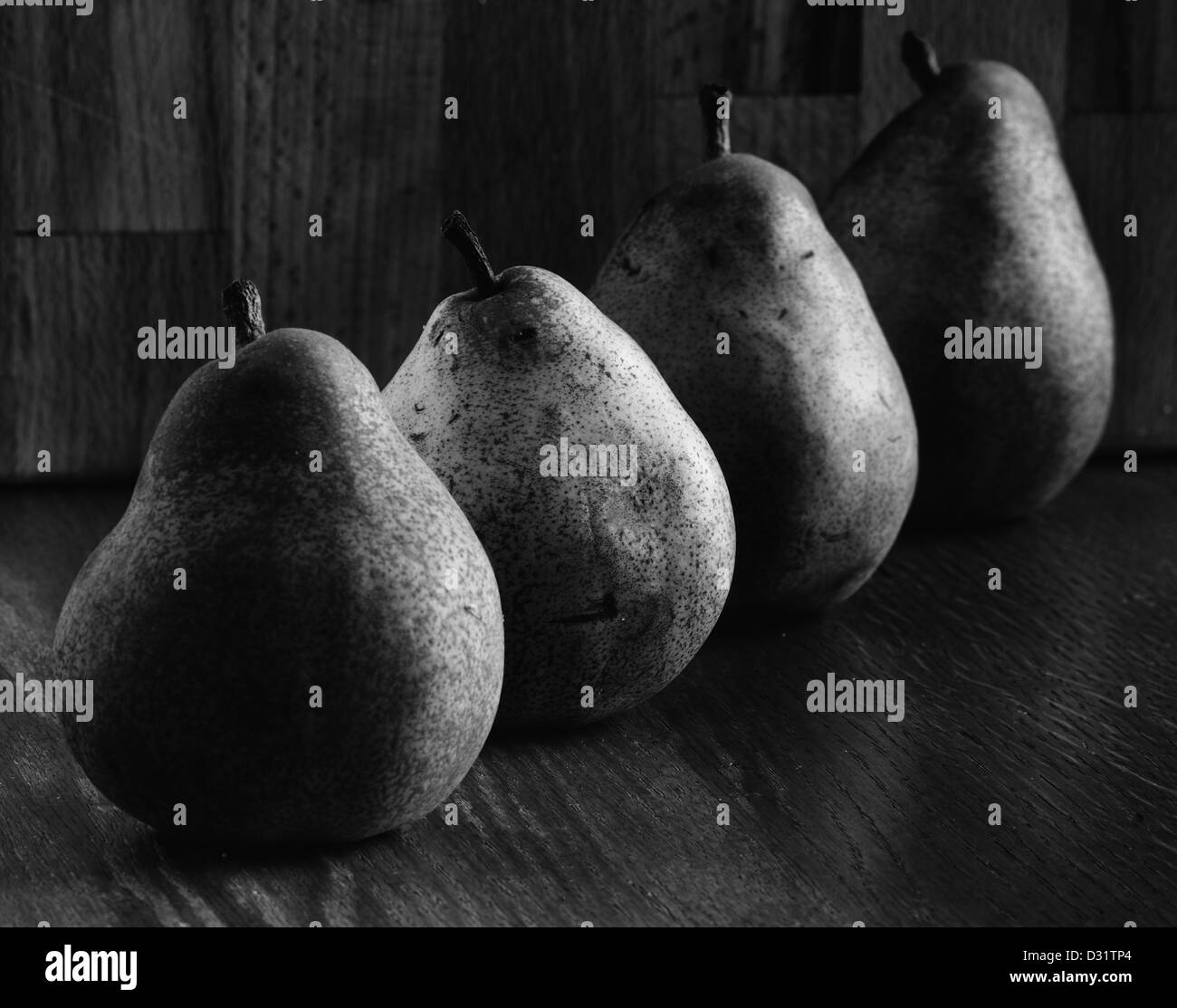 Pears Black and White Stock Photos & Images - Alamy