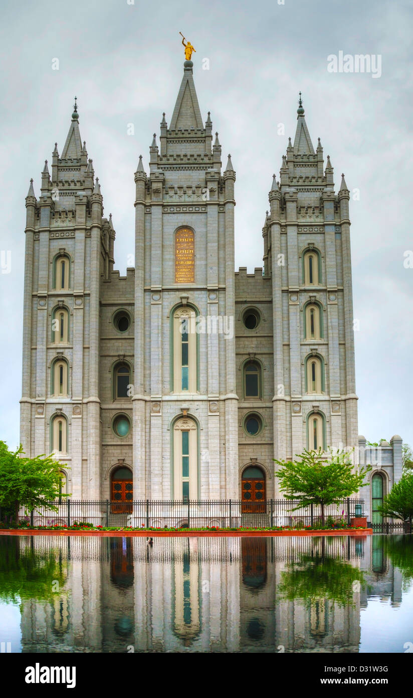 Salt lake temple hi-res stock photography and images - Alamy