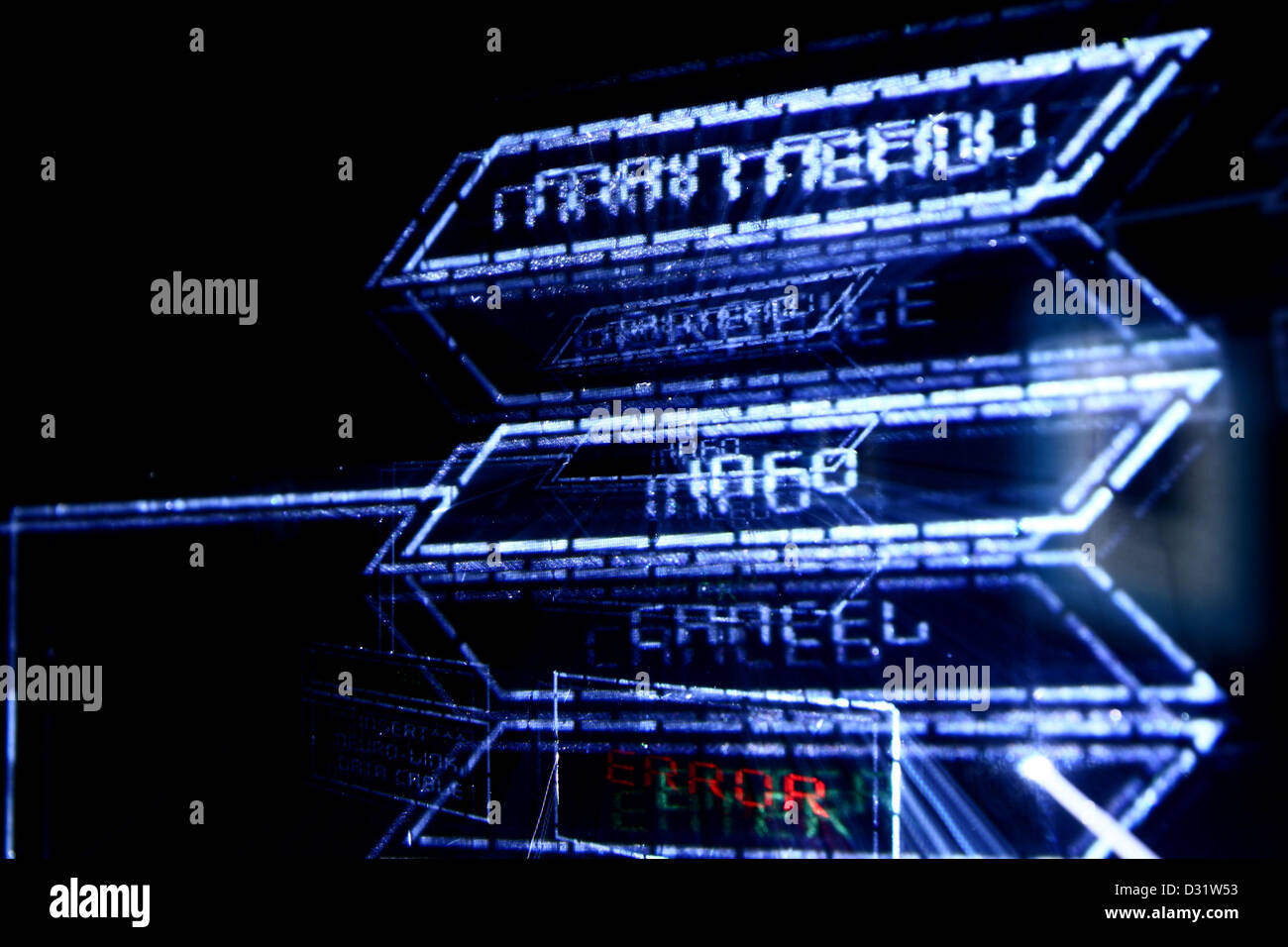 main menu error abstract background Stock Photo - Alamy