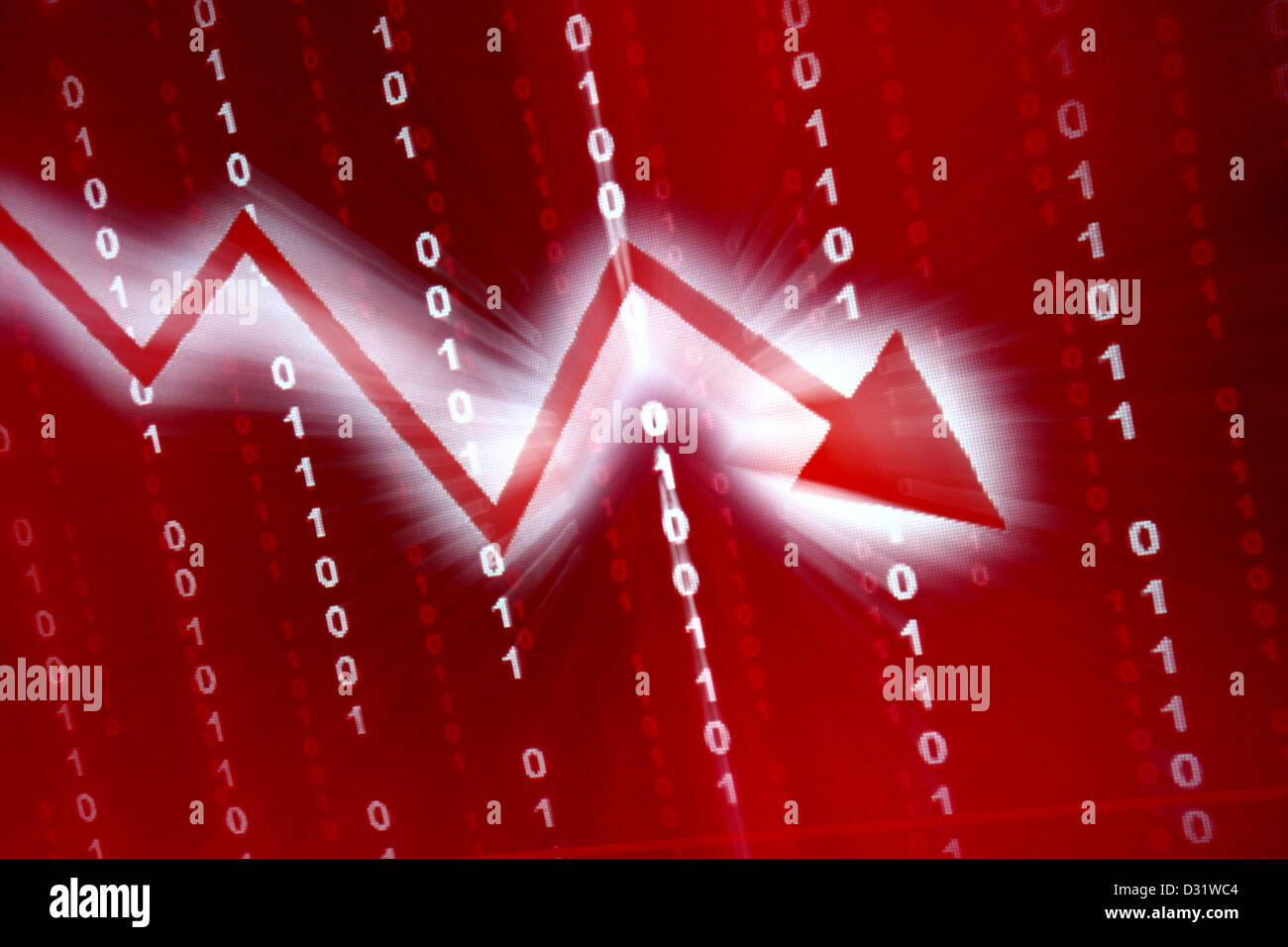 red graph abstract business background Stock Photo - Alamy