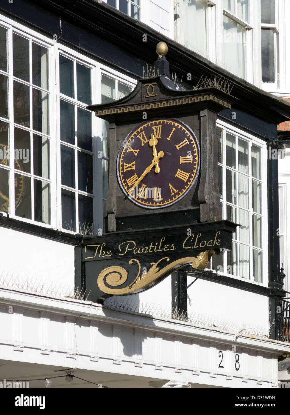 The Pantiles clock, The Pantiles,Royal Tunbridge Wells, Kent, England ...