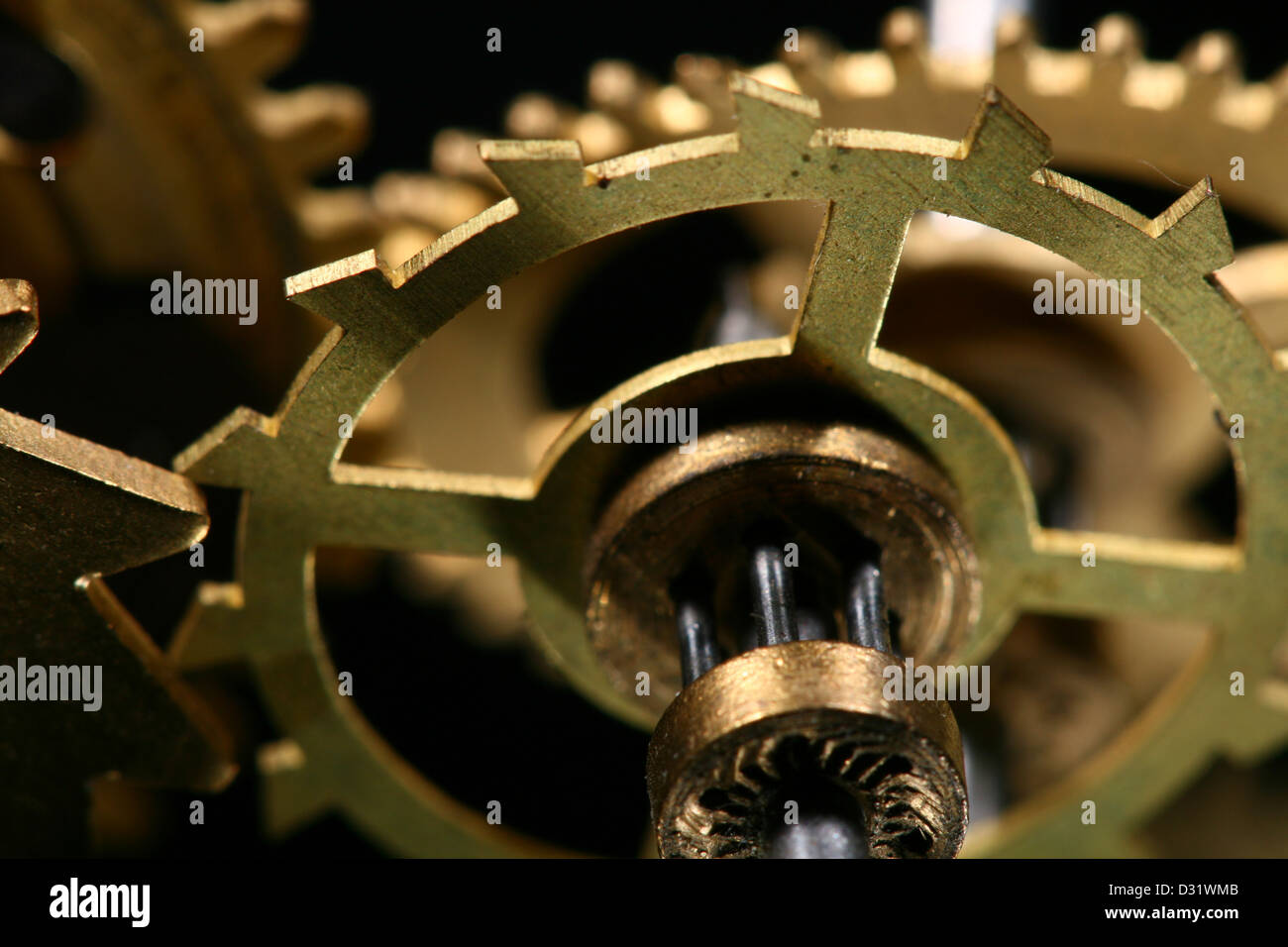 macro mechanical gear background close up Stock Photo - Alamy