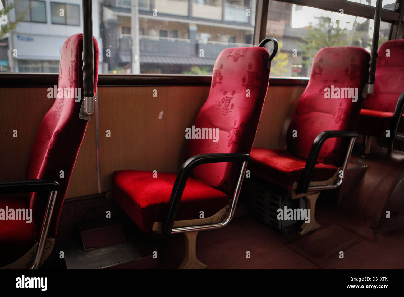 old city bus, Kyoto, Japan Stock Photo - Alamy