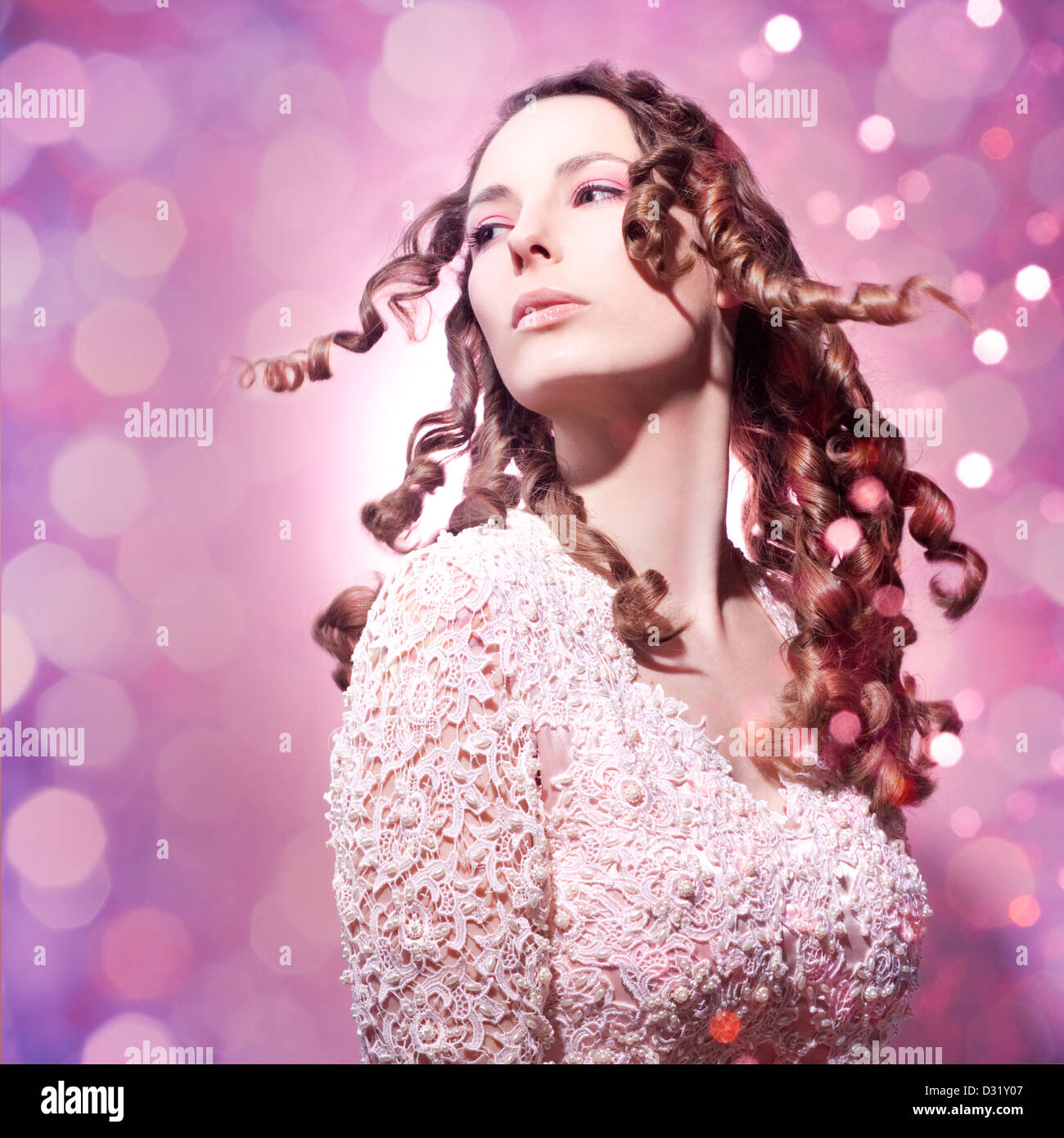 beautiful pink princess Stock Photo - Alamy