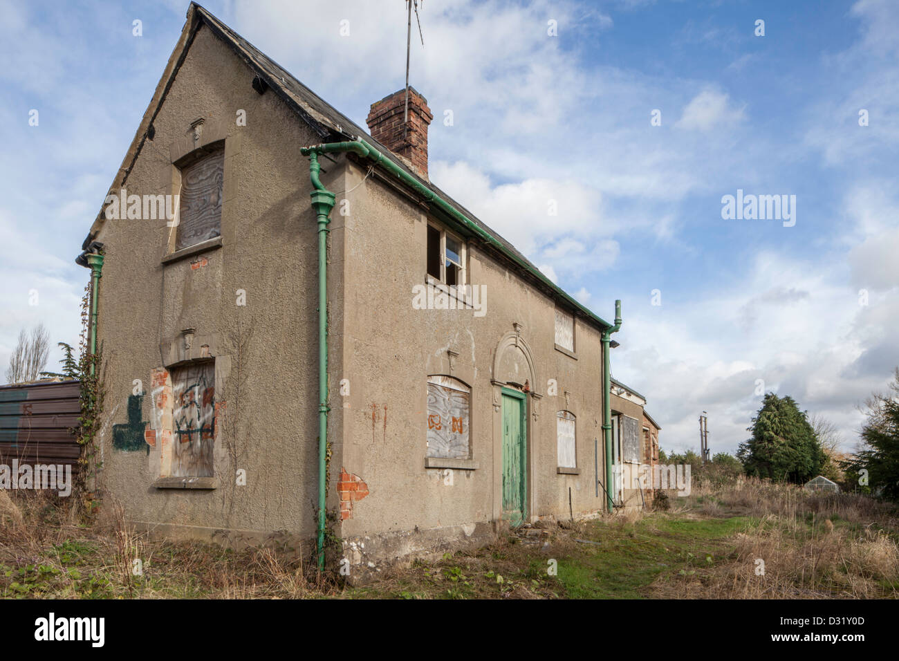 Old dilapidated cottage, England, UK Stock Photo - Alamy