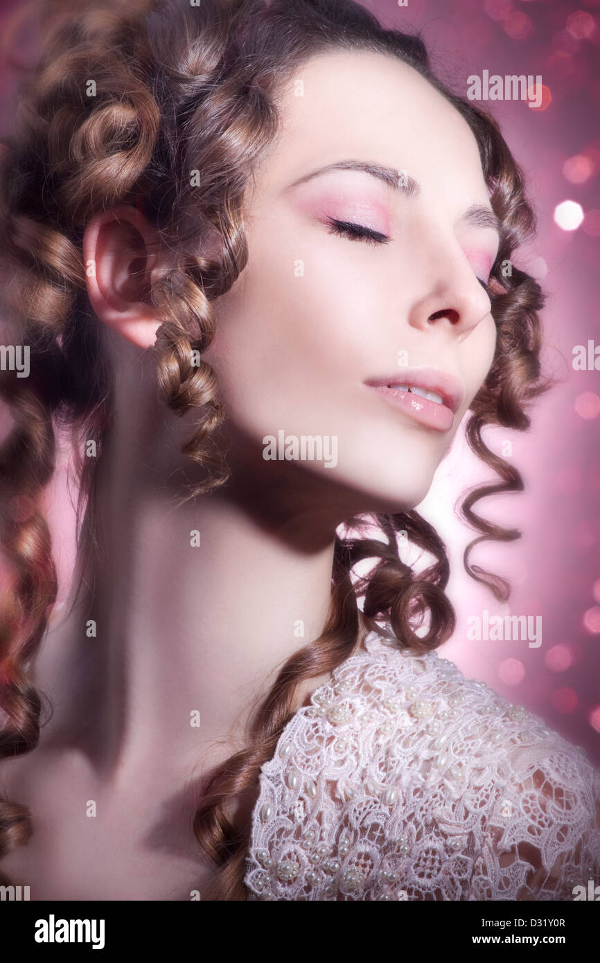 beautiful pink princess Stock Photo - Alamy
