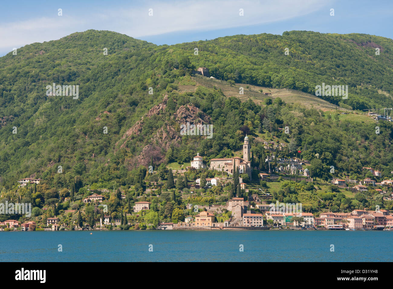 Morcote, Lake Lugano, Switzerland, Europe Stock Photo - Alamy