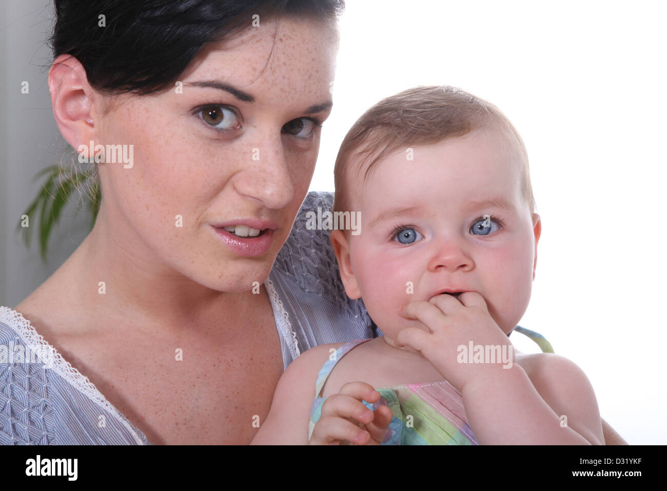 Mom with baby Stock Photo - Alamy