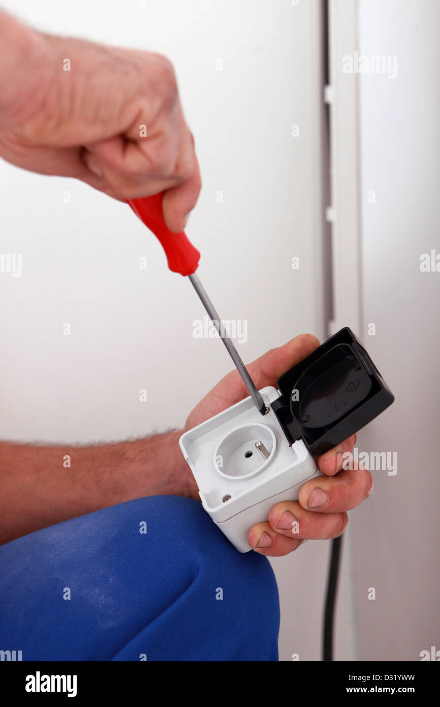 close-up of a plug Stock Photo - Alamy