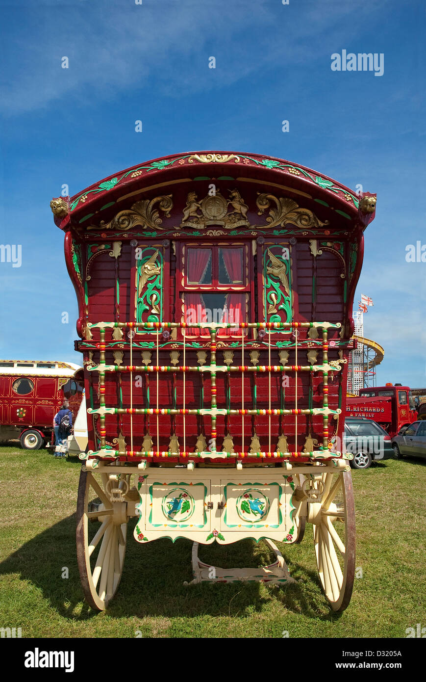 An authentic gypsy caravan Stock Photo - Alamy