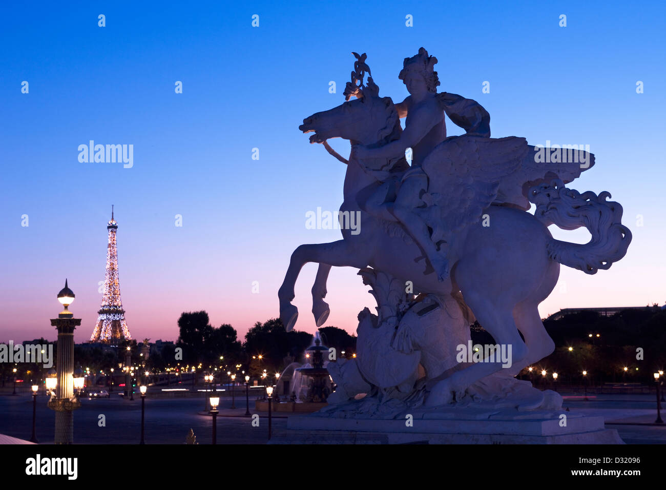 Mercury riding pegasus statue hi-res stock photography and images - Alamy