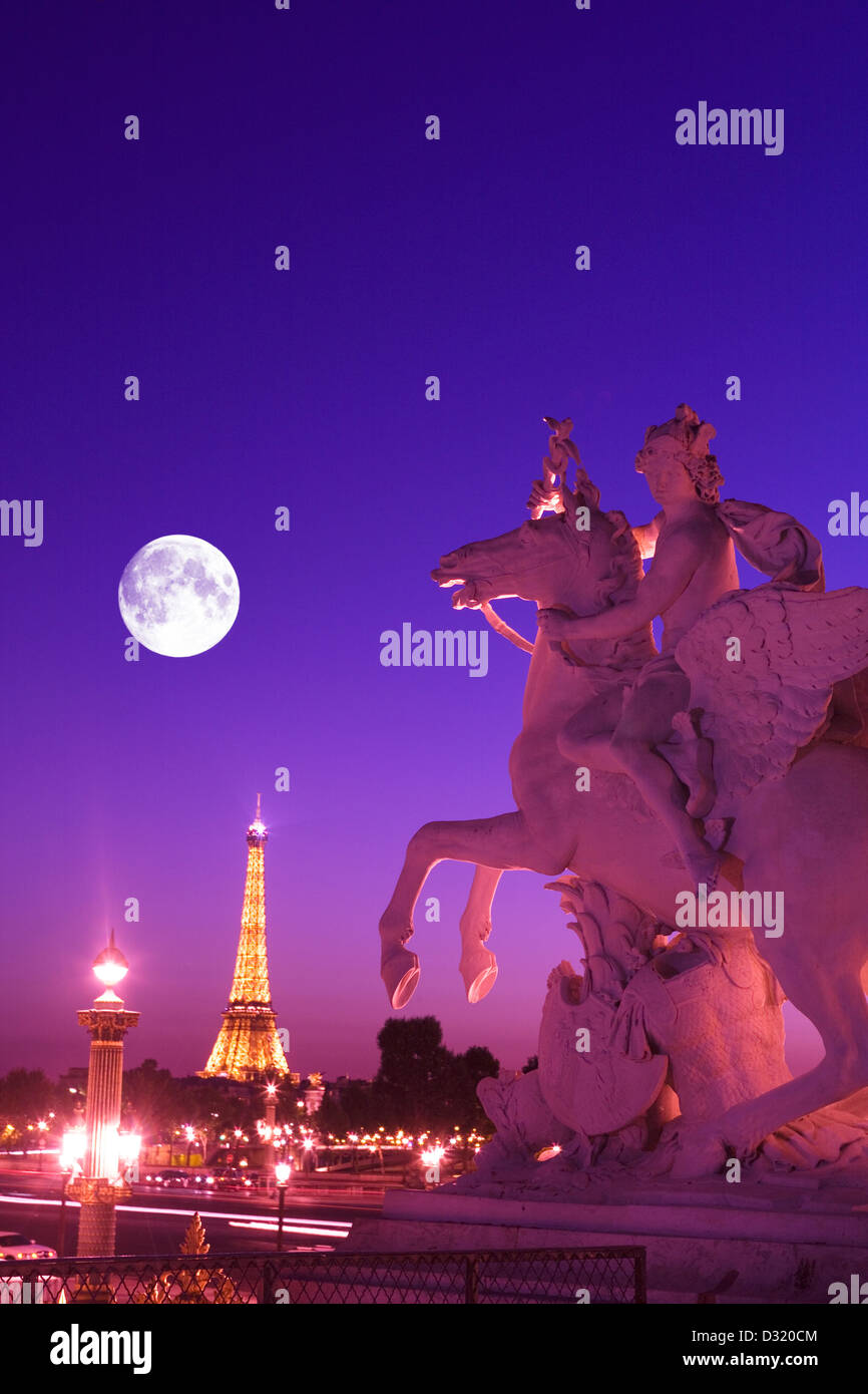 Mercury riding pegasus statue hi-res stock photography and images - Alamy