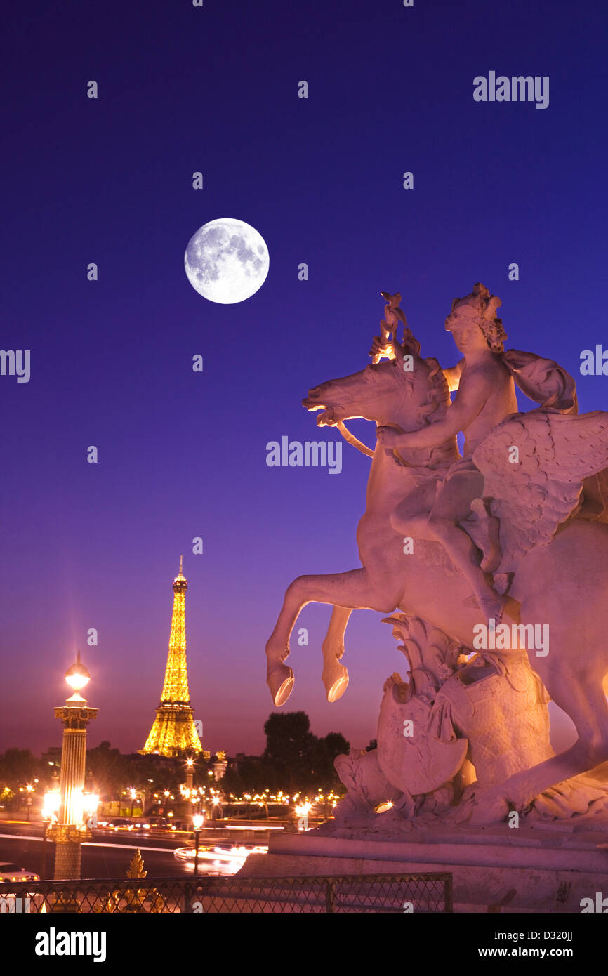 Mercury riding pegasus statue hi-res stock photography and images - Alamy