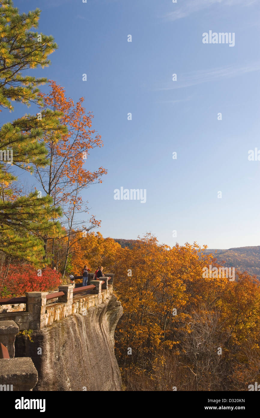 FALL FOLIAGE KINZUA OVERLOOK ABOVE ALLEGHENY RESERVOIR ALLEGHENY ...