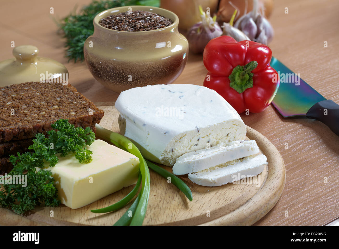 Butter and cheese hi-res stock photography and images - Alamy