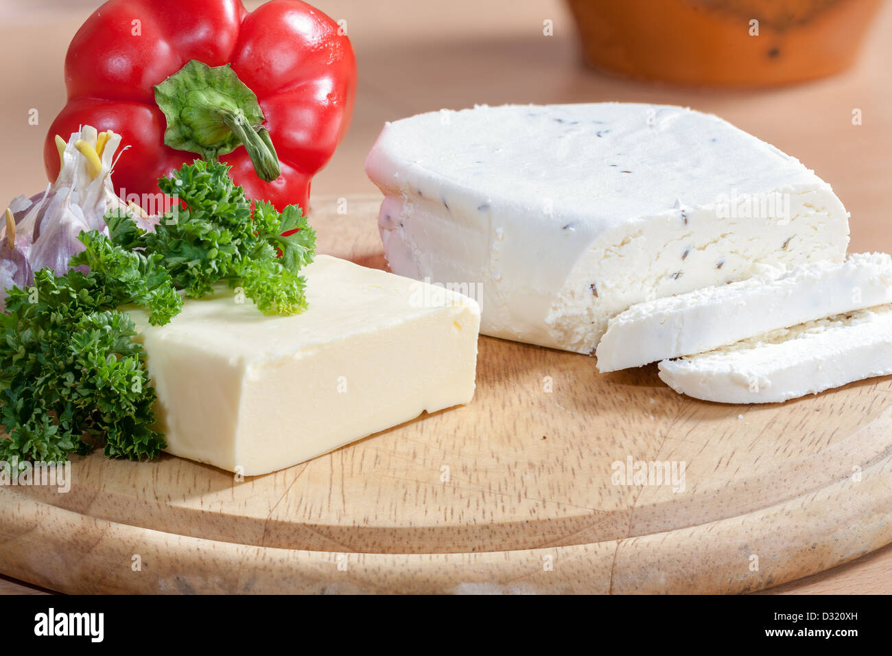 Butter and cheese hi-res stock photography and images - Alamy