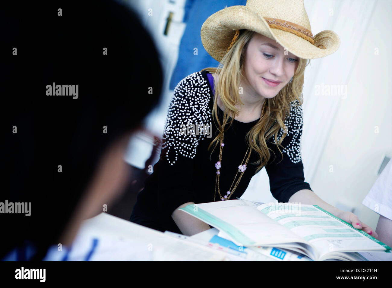 students learning in a classroom environment Stock Photo - Alamy