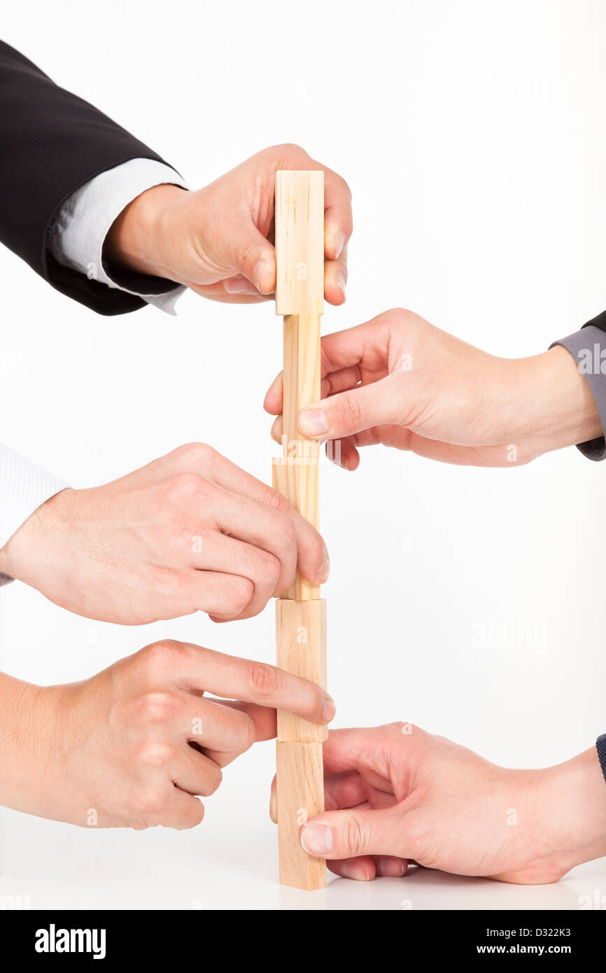 Modular building hands hi-res stock photography and images - Alamy