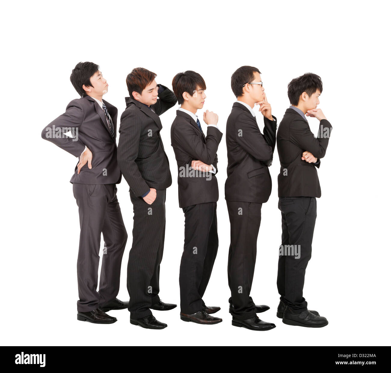 Standing line Cut Out Stock Images & Pictures - Alamy