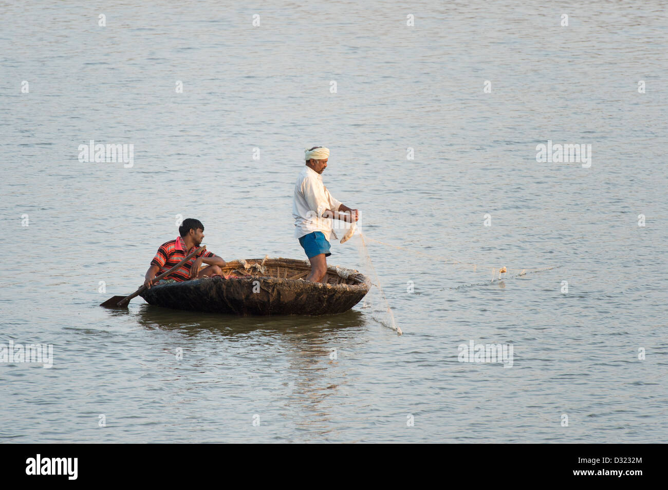 Indian man fishing High Resolution Stock Photography and Images - Alamy