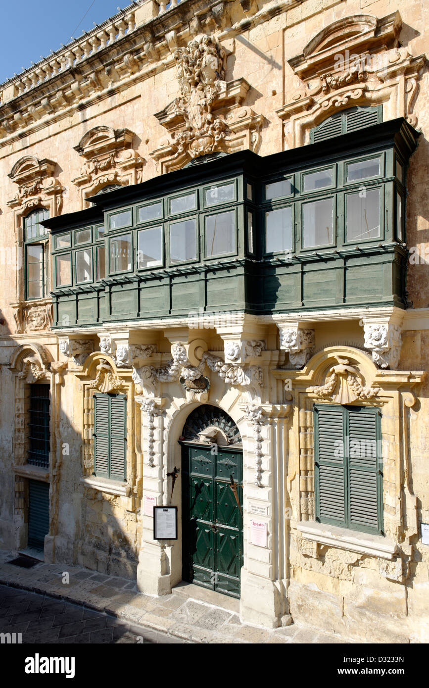 Pjazza San Gorg. Valletta. Malta Stock Photo - Alamy