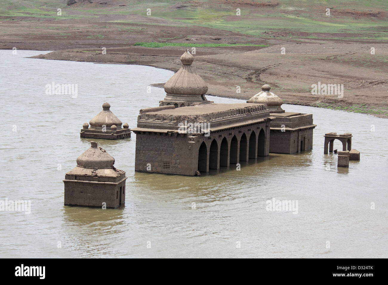 Historical underwater temple In Wada village near Bhimasankar ...