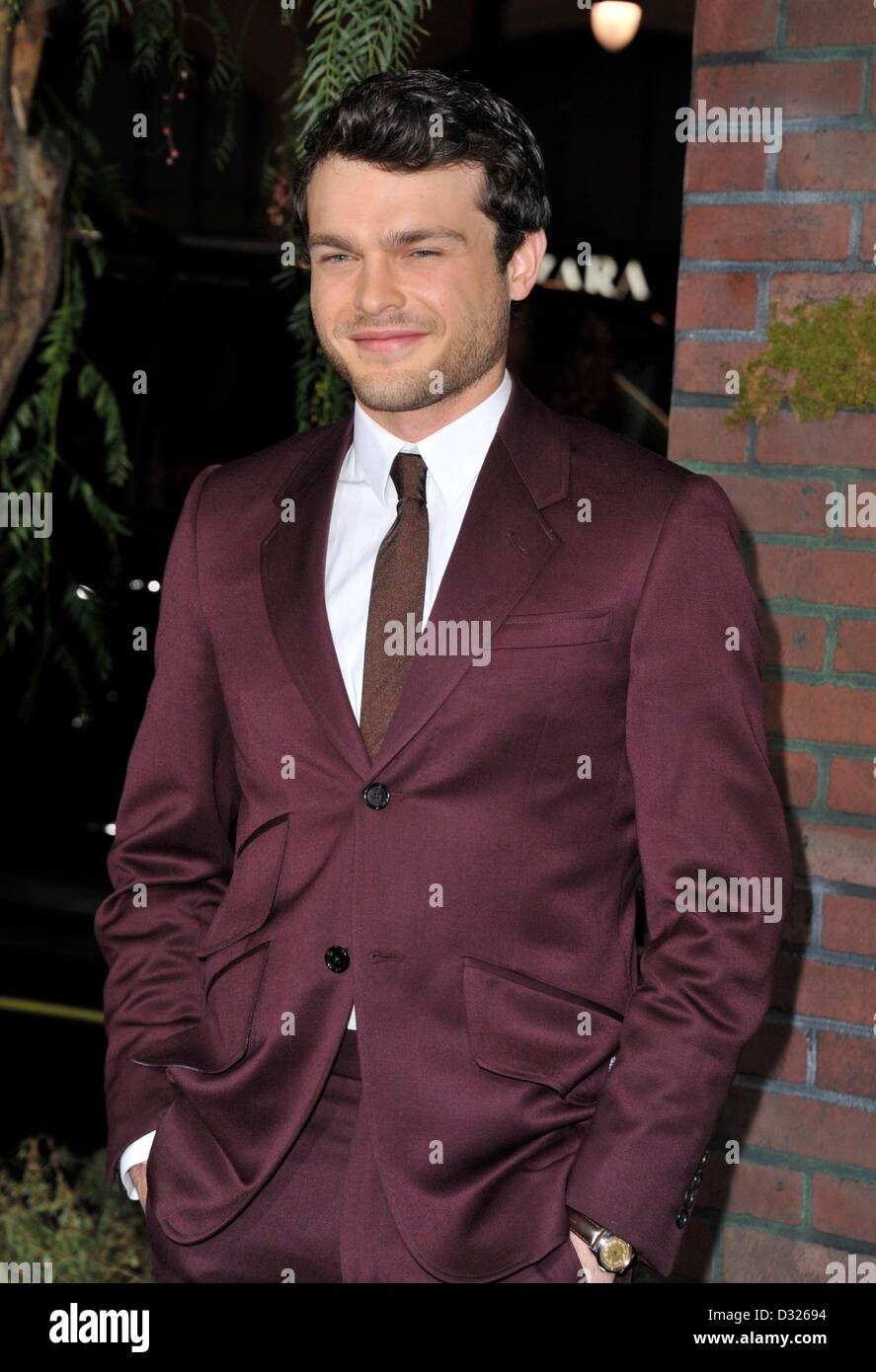 Alden Ehrenreich at arrivals for BEAUTIFUL CREATURES Premiere, TCL ...
