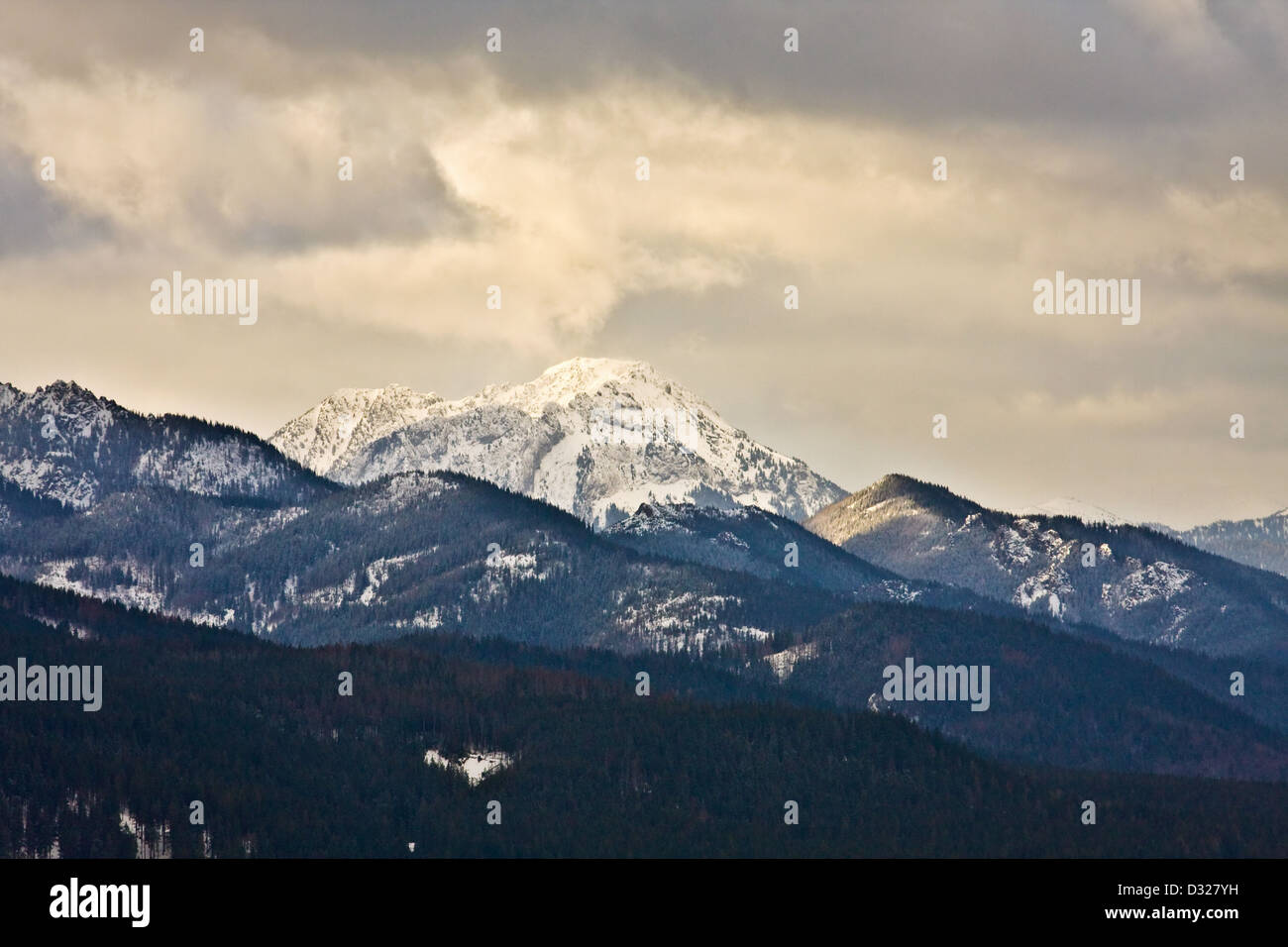 eeriness mountain landscape, Tatry, Poland Stock Photo - Alamy