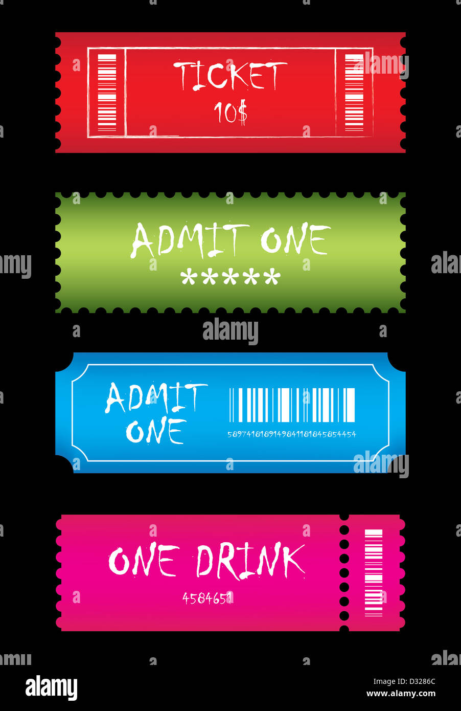 Special blue movie ticket hi-res stock photography and images - Alamy