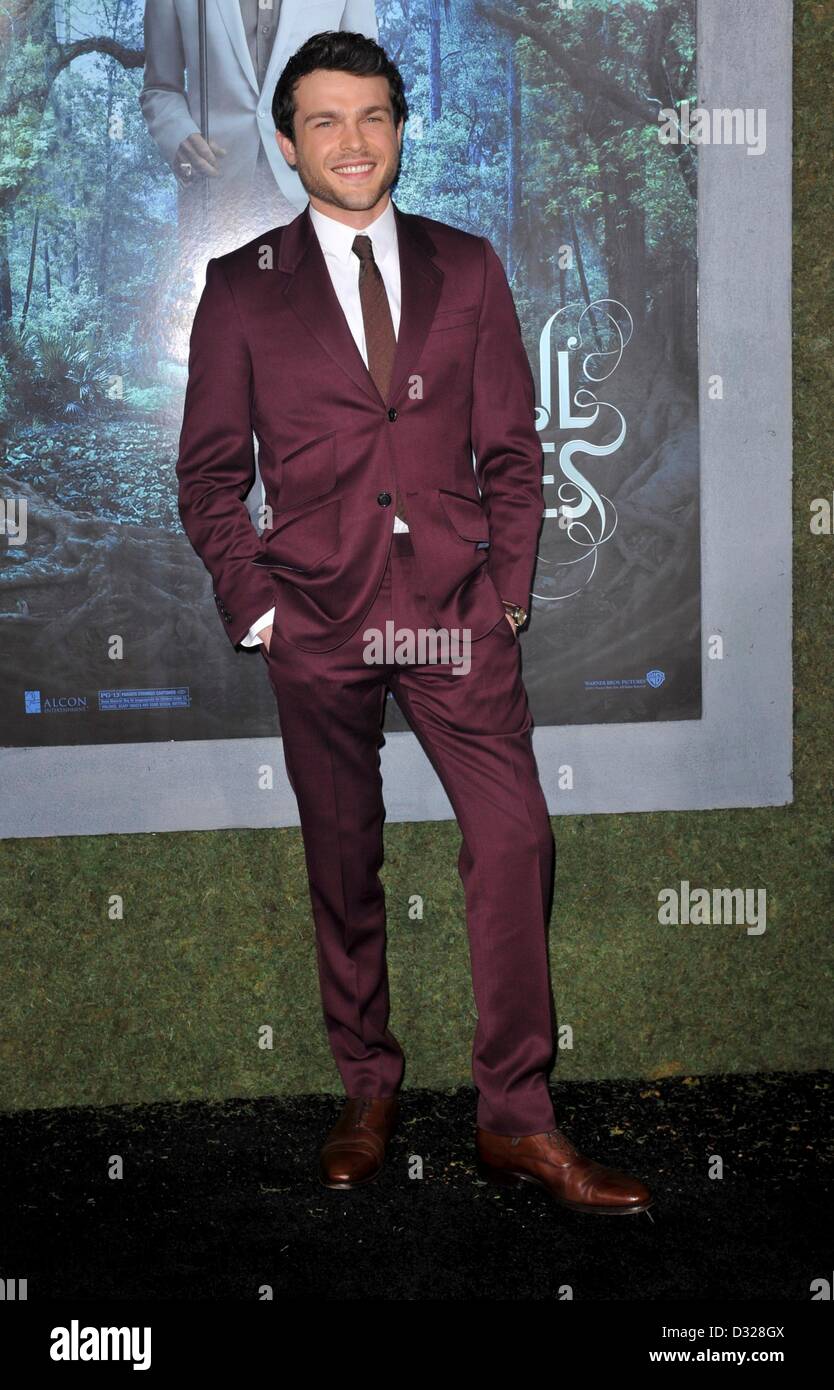 Alden Ehrenreich at arrivals for BEAUTIFUL CREATURES Premiere, TCL ...