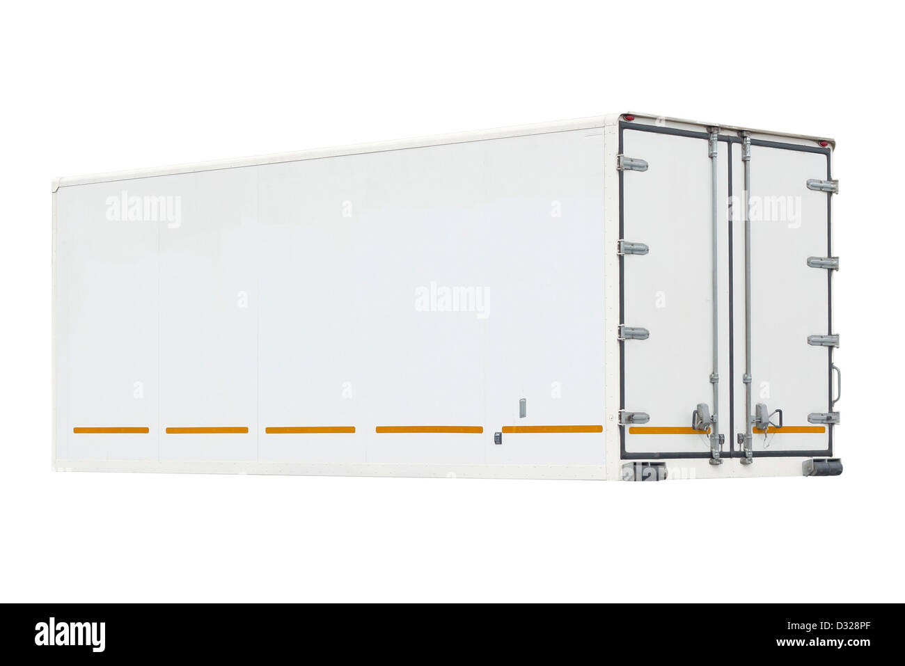 container on a white background Stock Photo - Alamy