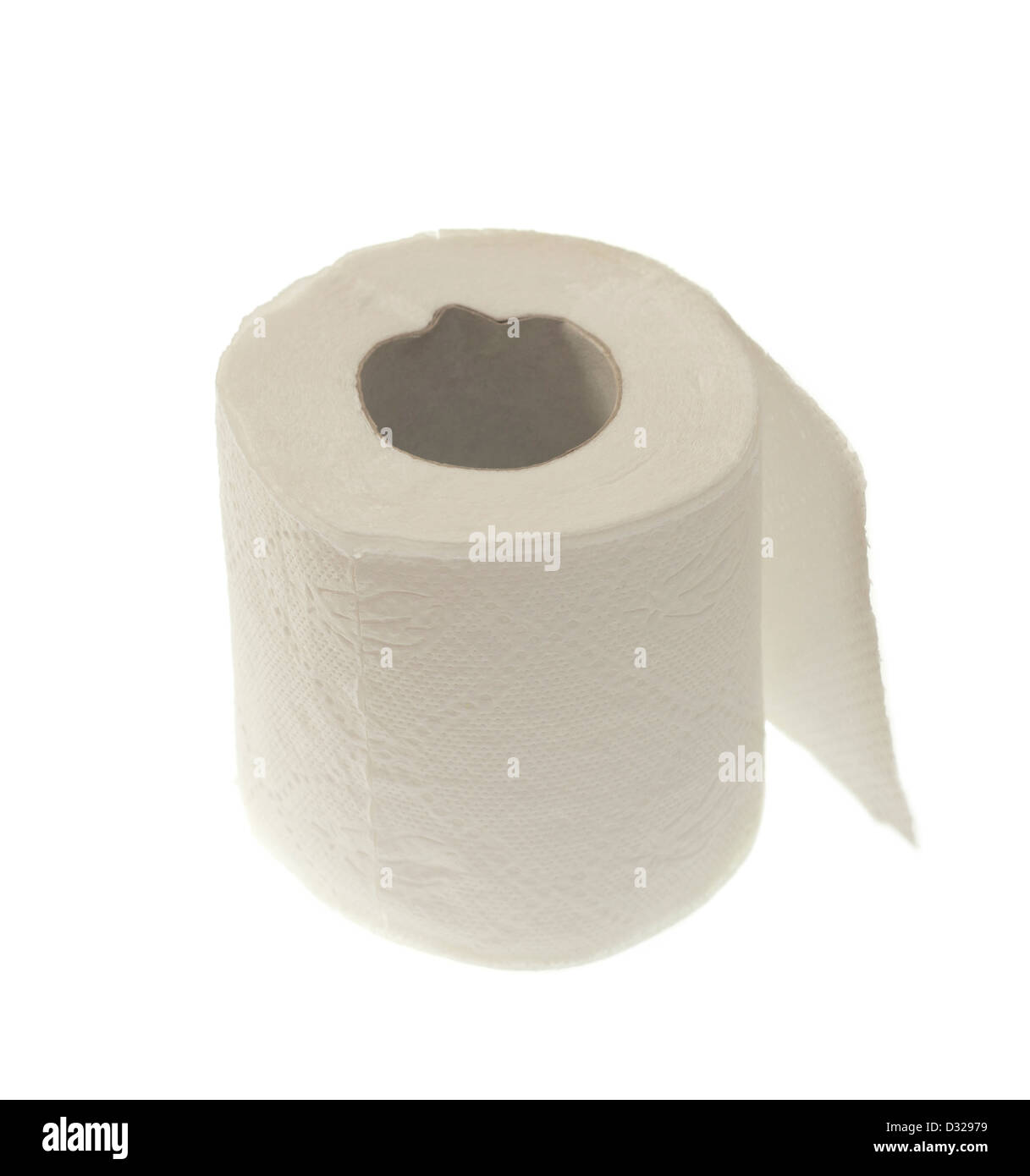 Toilet wc paper roll, isolated Stock Photo - Alamy