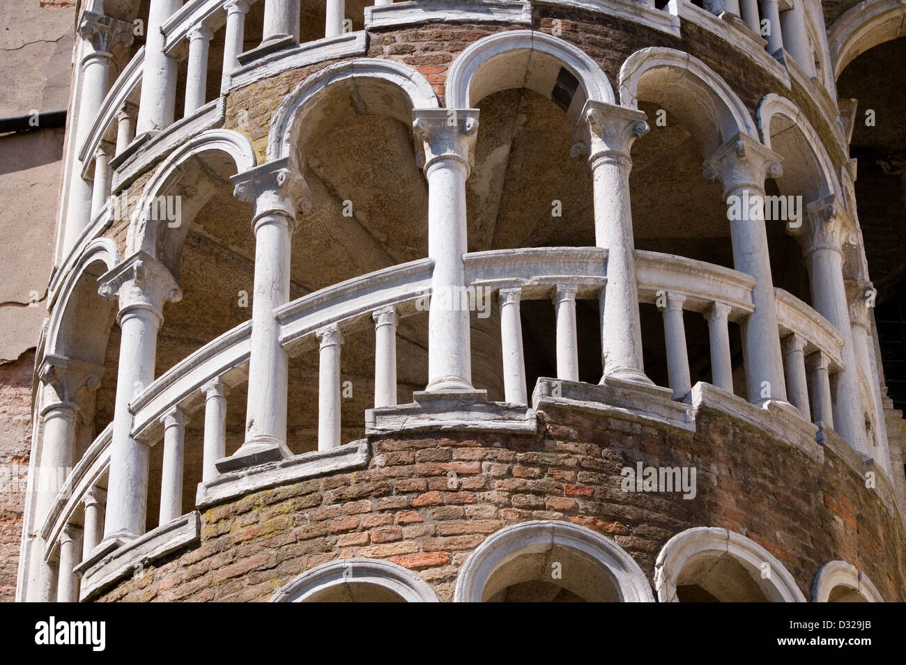 The Scala Contarini Del Bovolo, Corte Contarini, San Marco, Venice ...