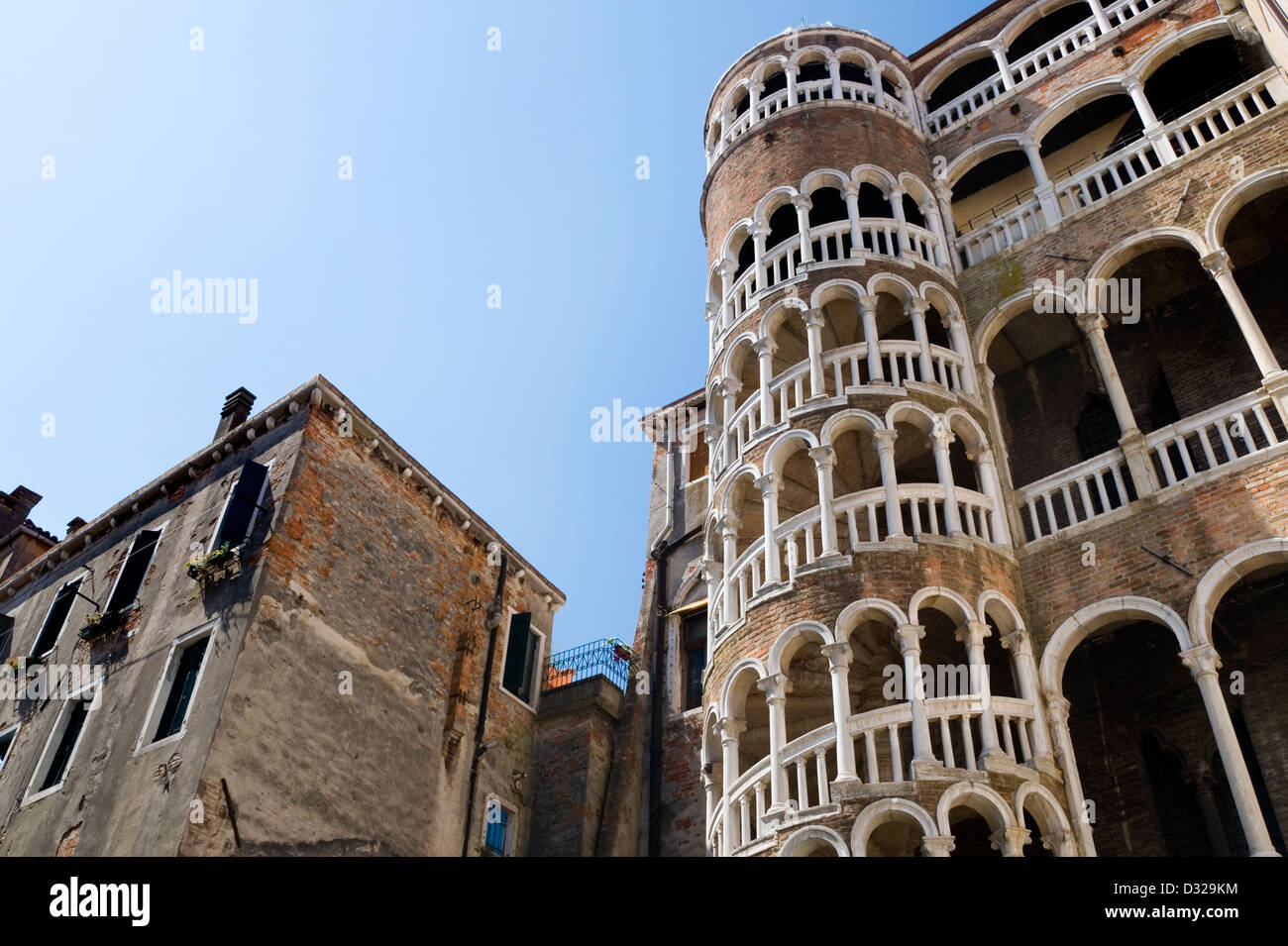 The Scala Contarini Del Bovolo, Corte Contarini, San Marco, Venice ...