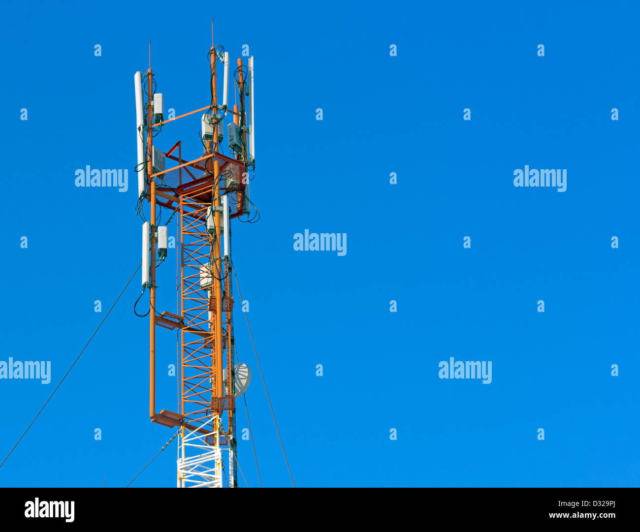 communications tower for tv and mobile phone signals Stock Photo - Alamy