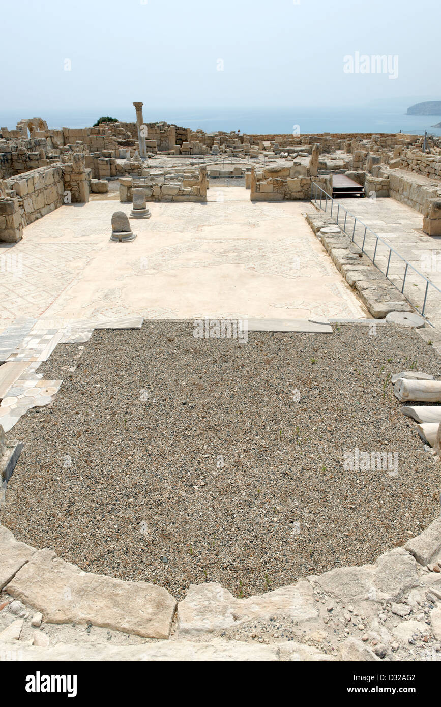 Baptistery Basilica at ancient Kourion a Greco-Roman archaeological ...