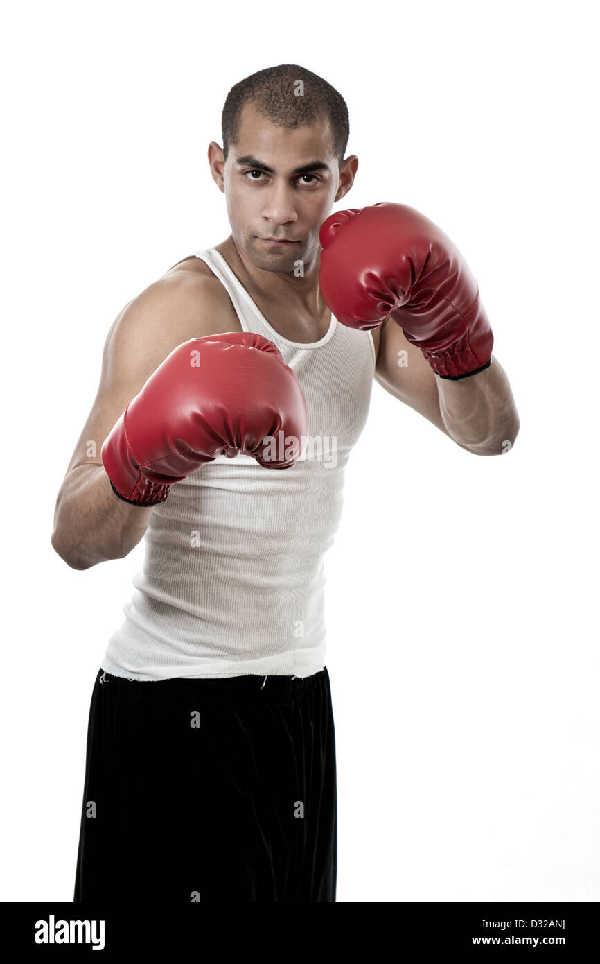Attractive african american hispanic mix man exercising Stock Photo - Alamy