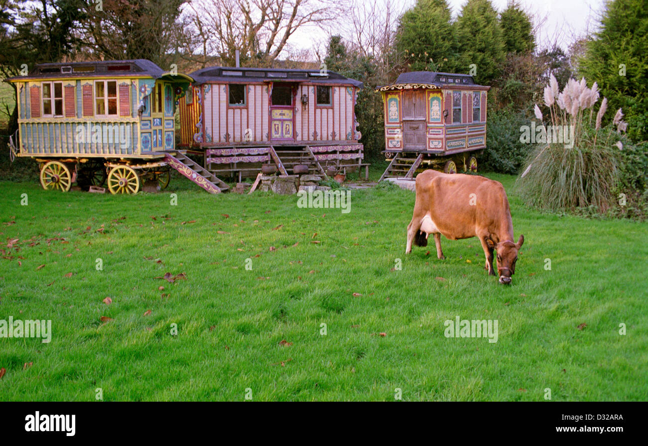 Gypsy caravans hi-res stock photography and images - Alamy