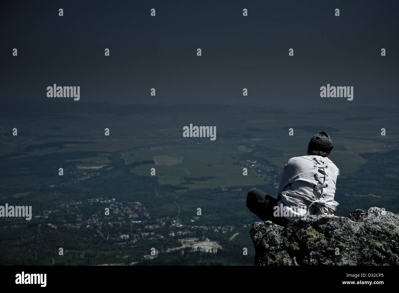 Fear of falling Stock Photo - Alamy