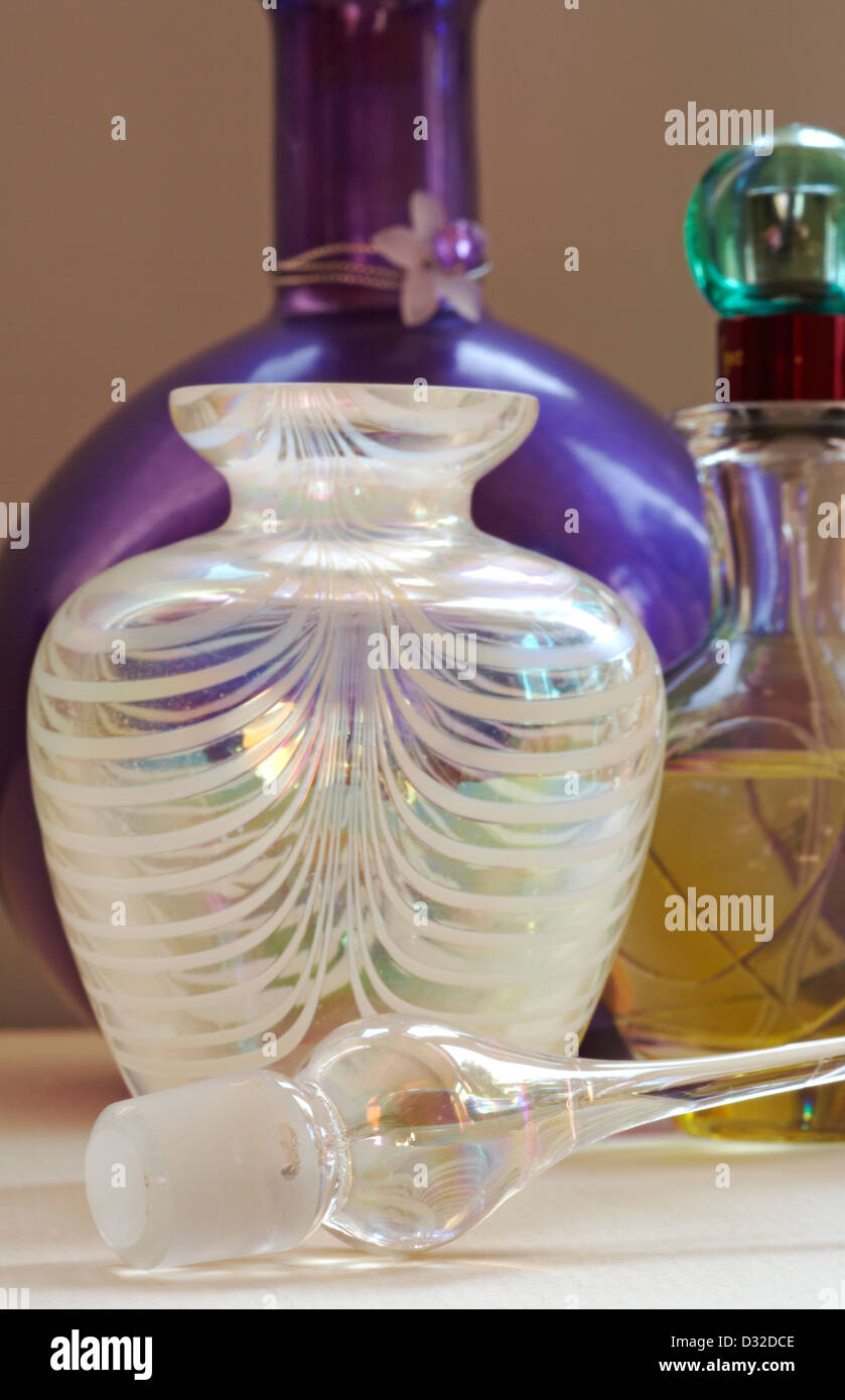 Patterned glass bottles hi-res stock photography and images - Alamy