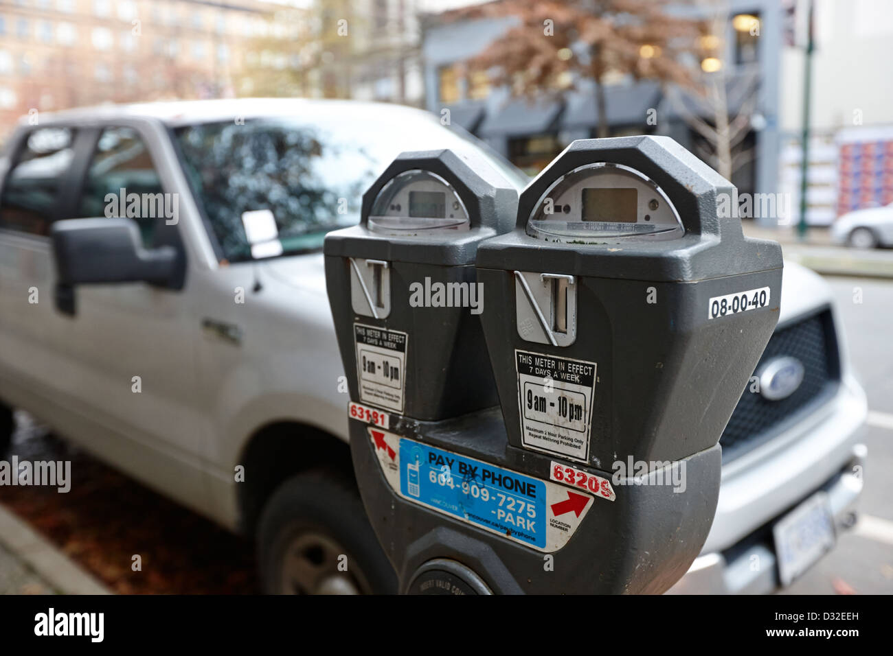vehicle with parking ticket parked onstreet beside expired parking ...