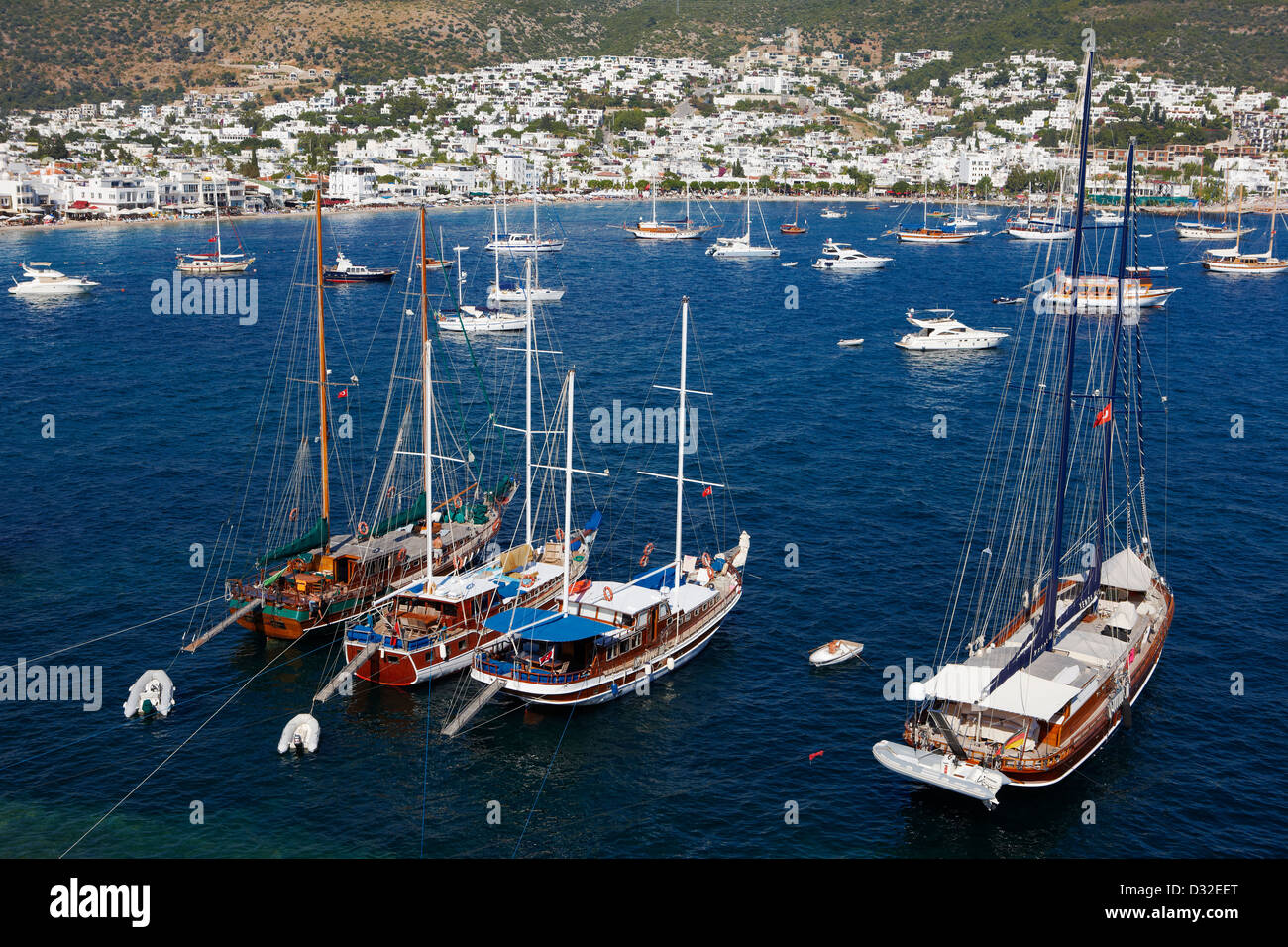 Traditional turkish gulets hi-res stock photography and images - Alamy
