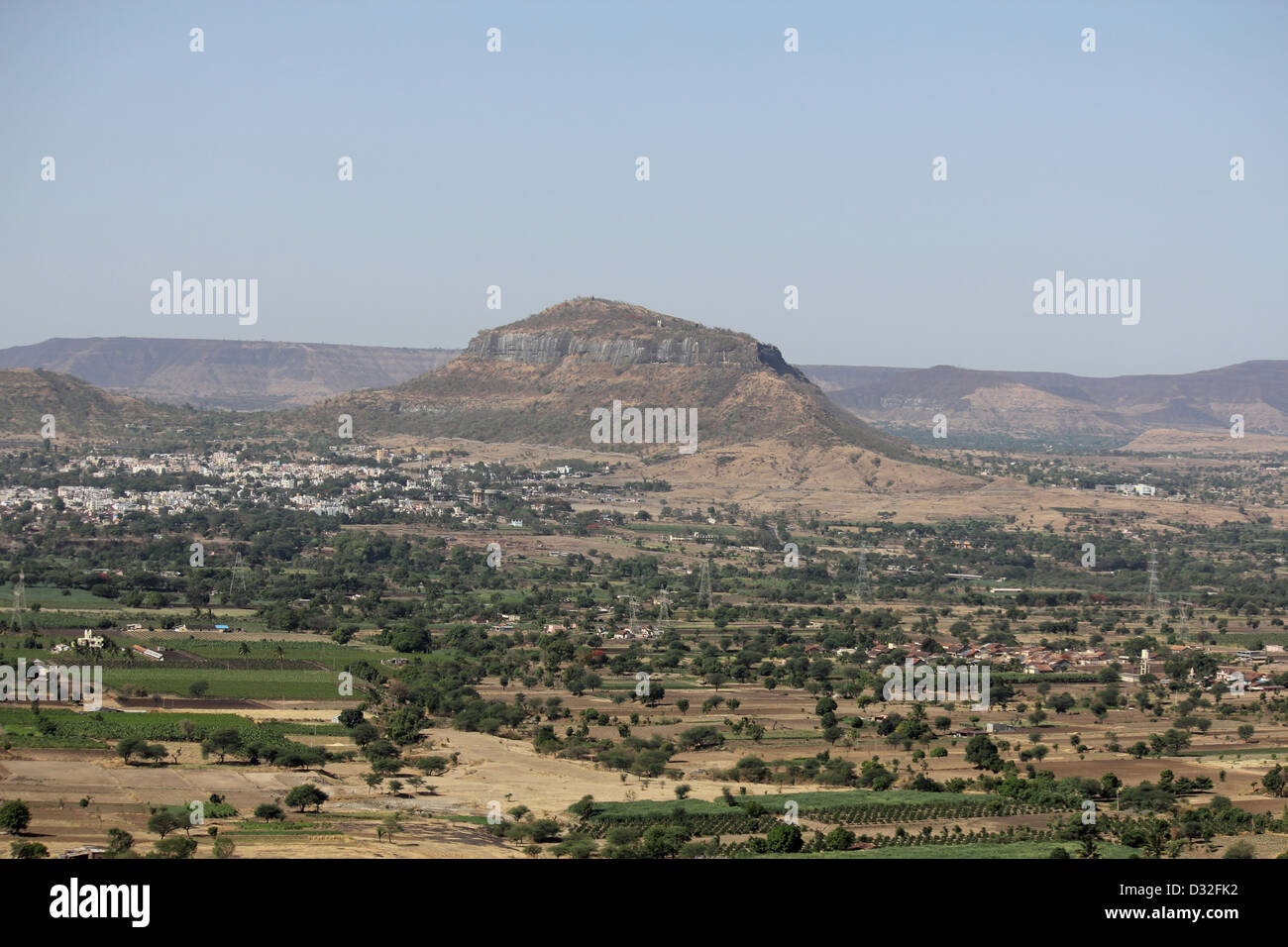 Fort Shivneri, Junnar. View From Lenyadri Temple Stock Photo - Alamy