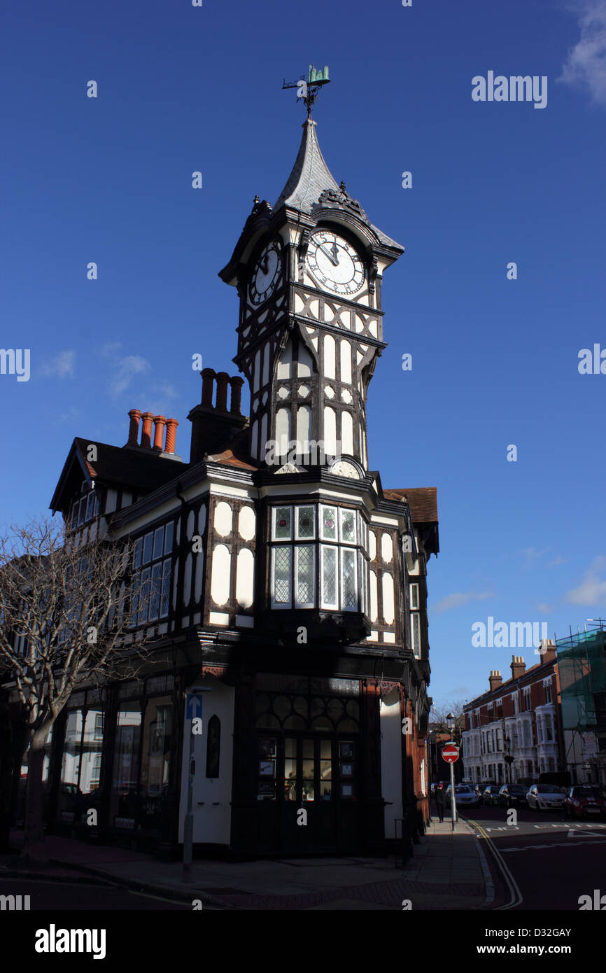 Tudor clock tower hi-res stock photography and images - Alamy