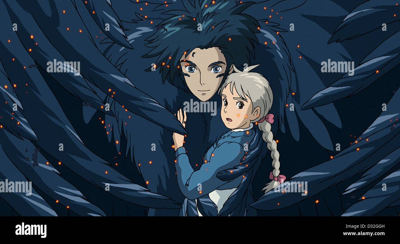 Hauru no ugoku shiro Stock Photo - Alamy