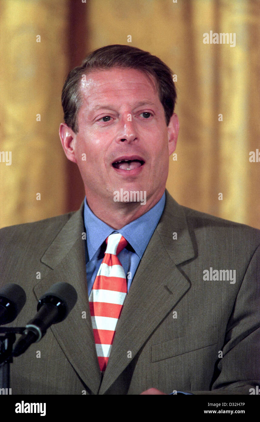 Vice President Al Gore during a White House event August 17, 1999 in ...